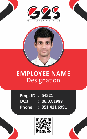 ID Card Design Template Gallery: Security-Guard-ID-Card Design-Template ...