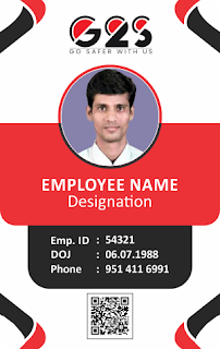 ID Card Design Template Gallery: Security-Guard-ID-Card Design-Template ...