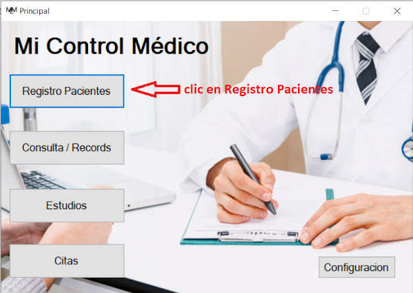 Como registrar un nuevo paciente en el Software Mi Control Medico | Mi ...