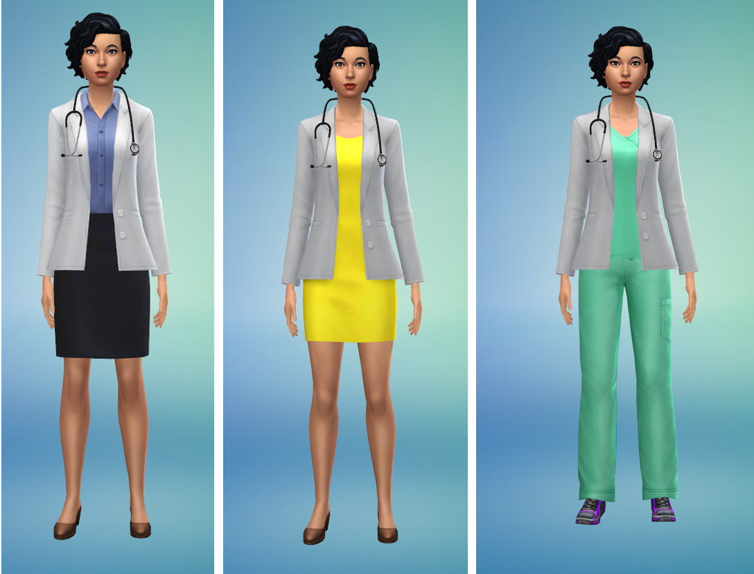 Sims 4 Doctor Clothes Cc