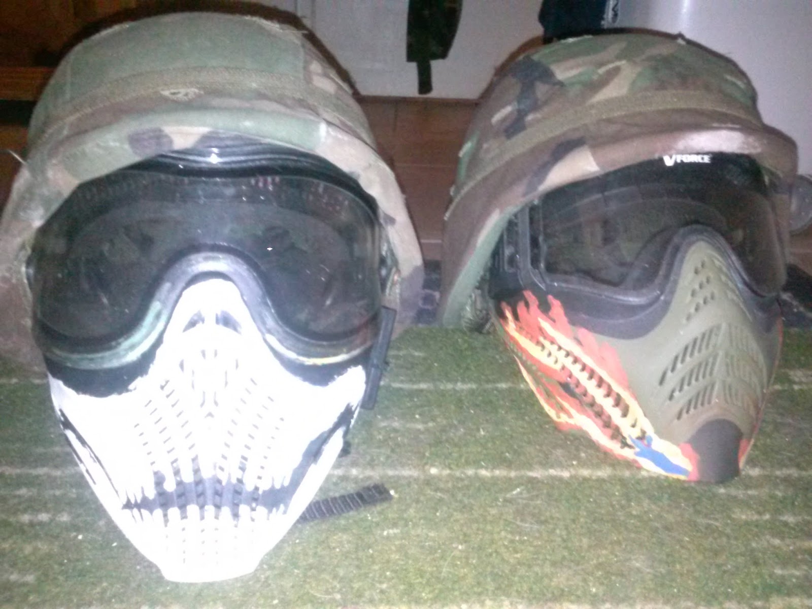 Custom Painted Paintball Mask