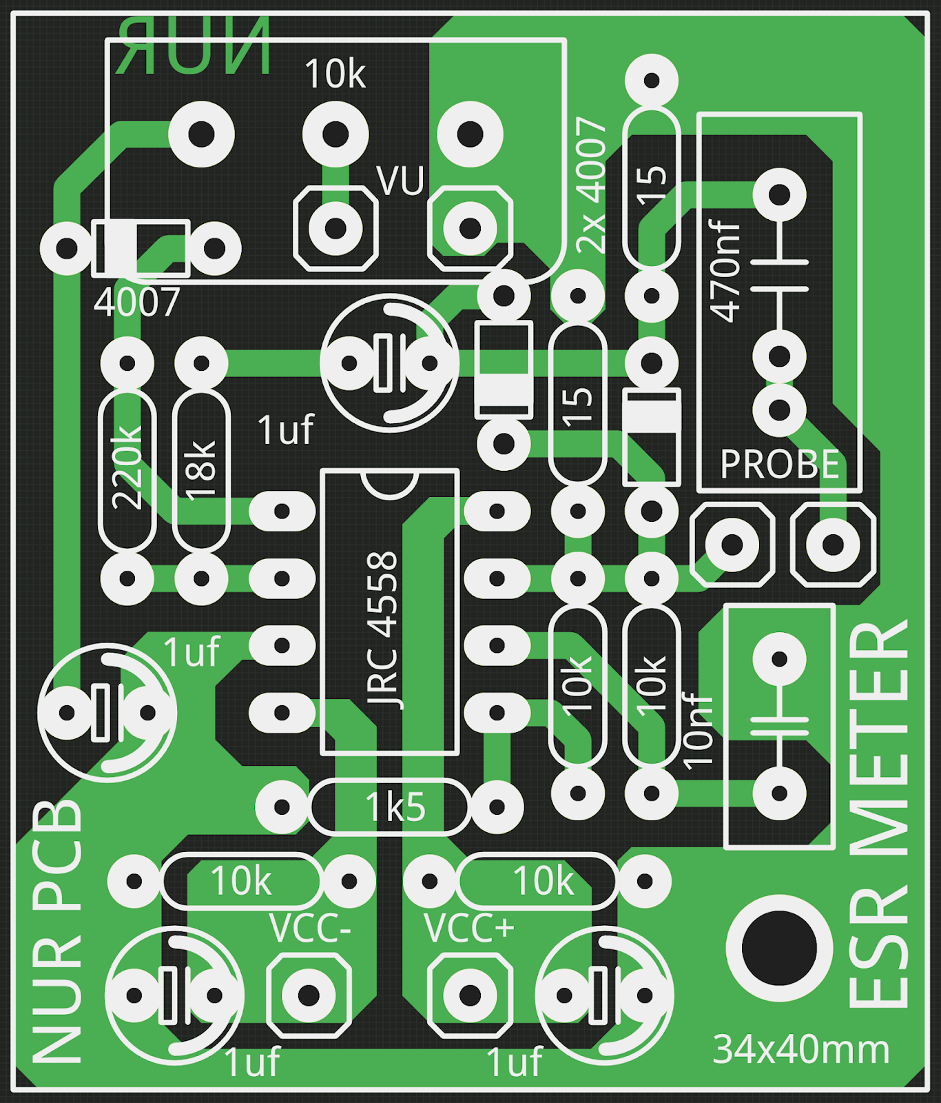 Esr Meter Jrc4558 ~ Nur Pcb Design