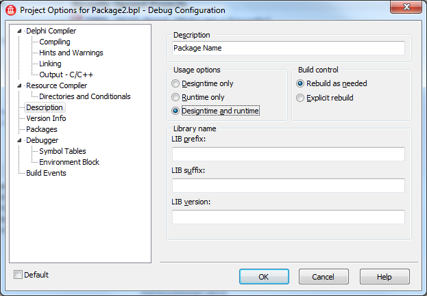 Rob’s Technology Corner: Runtime/Designtime what? Delphi Packages Rob’s Technology Corner: Runtime/Designtime what? Delphi Packages