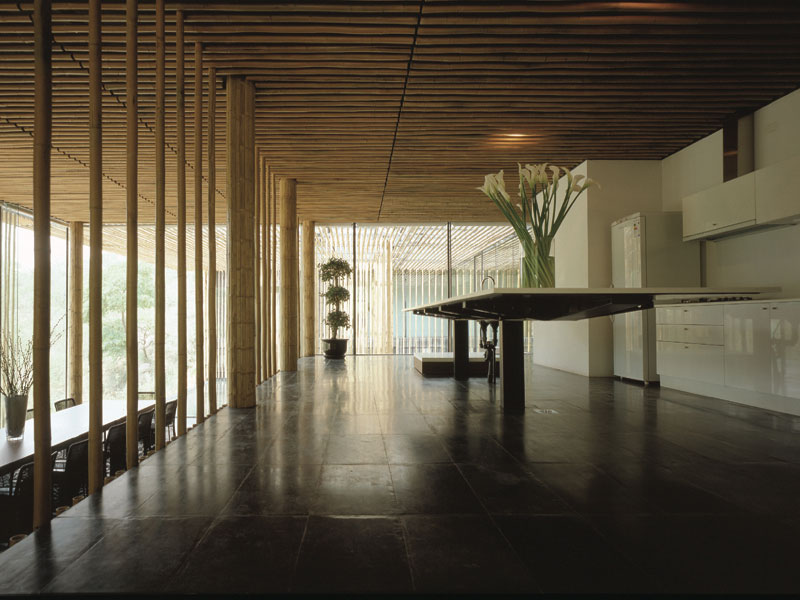 Bangunan Bambu Minimalis karya Kengo Kuma