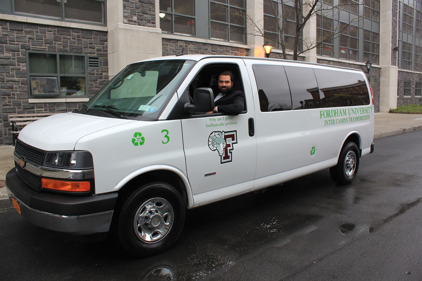 Fordham Notes: Fordham's Ram Vans Go Green