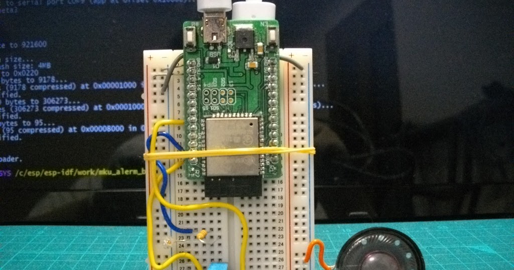 knaka Tech-blog: esp32, センサー値変化を検知/アラーム音出力するBot, ESP-IDF