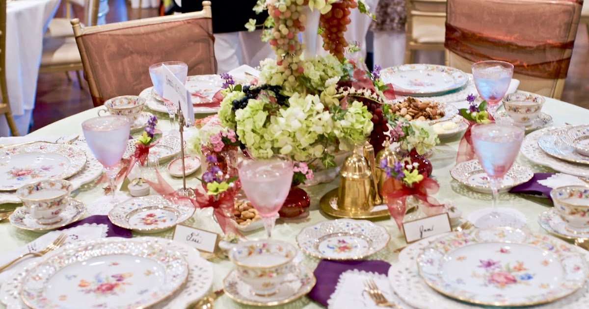 Antique Glass Club Spring Luncheon, Part 2, May, 2018 - Entertaining Women
