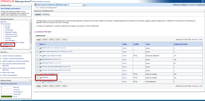 Simplifying SOA: Linking DB Adapter Outbound Connection Pool to Data Source Simplifying SOA: Linking DB Adapter Outbound Connection Pool to Data Source