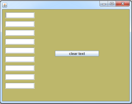 JAVA - How To Clear All JTextfield Text In Java - C#, JAVA,PHP ...