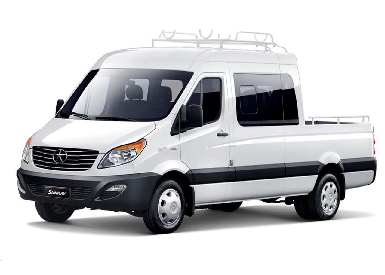 JAC apresenta a Sunray Pickup, uma picape de 9 lugares que mistura ...