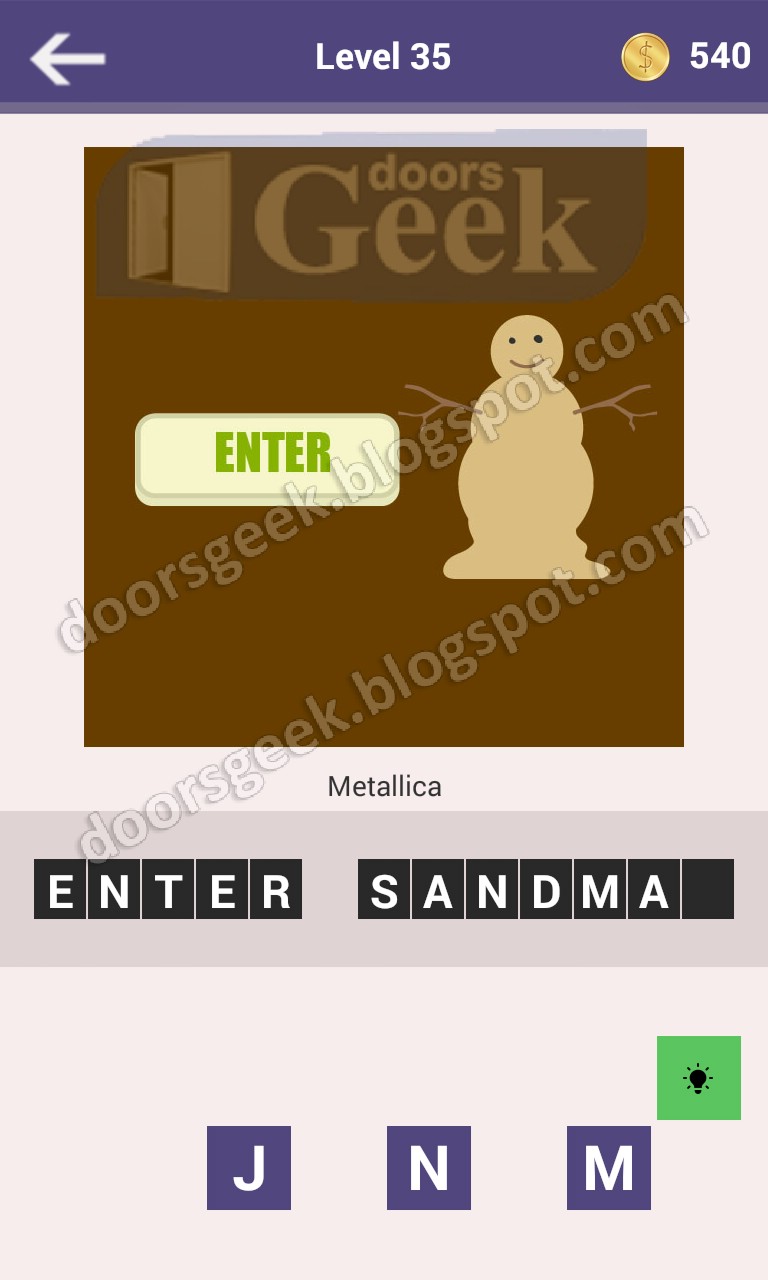 Fun Ways to Sing Level 35 Answer ~ Doors Geek