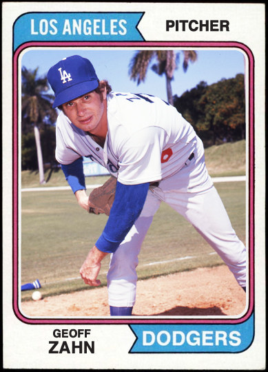 WHEN TOPPS HAD (BASE)BALLS!: NOT REALLY MISSING IN ACTION- 1974 GEOFF ZAHN