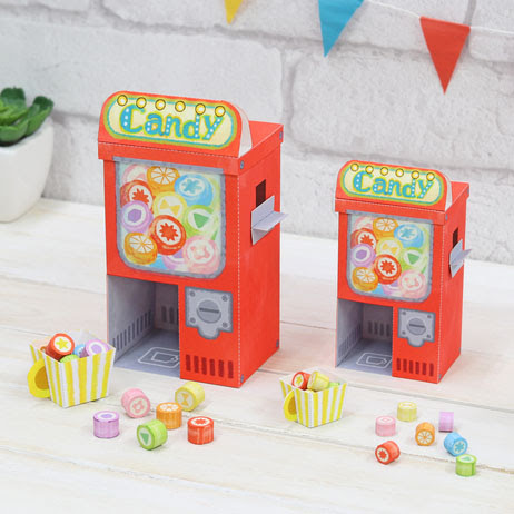 Candy Dispenser Papercraft | Paperized Crafts