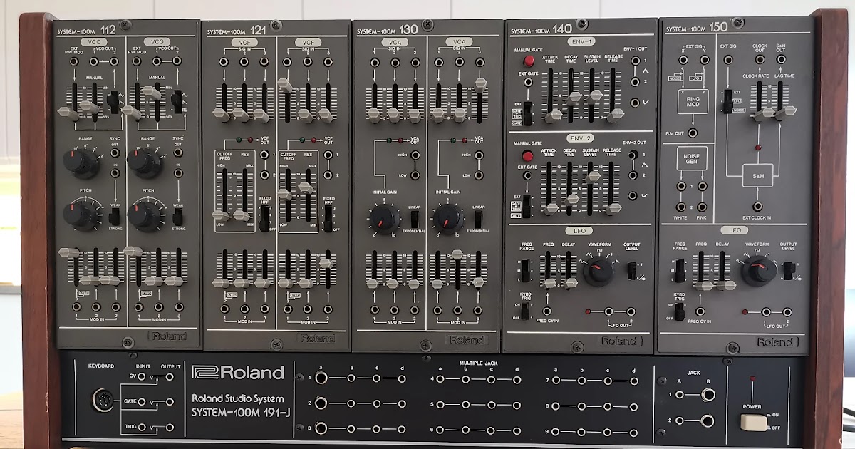 MATRIXSYNTH: Roland System 100M Vintage Modular Synth