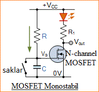 Multivibrator Monostabil - Belajar Elektronika