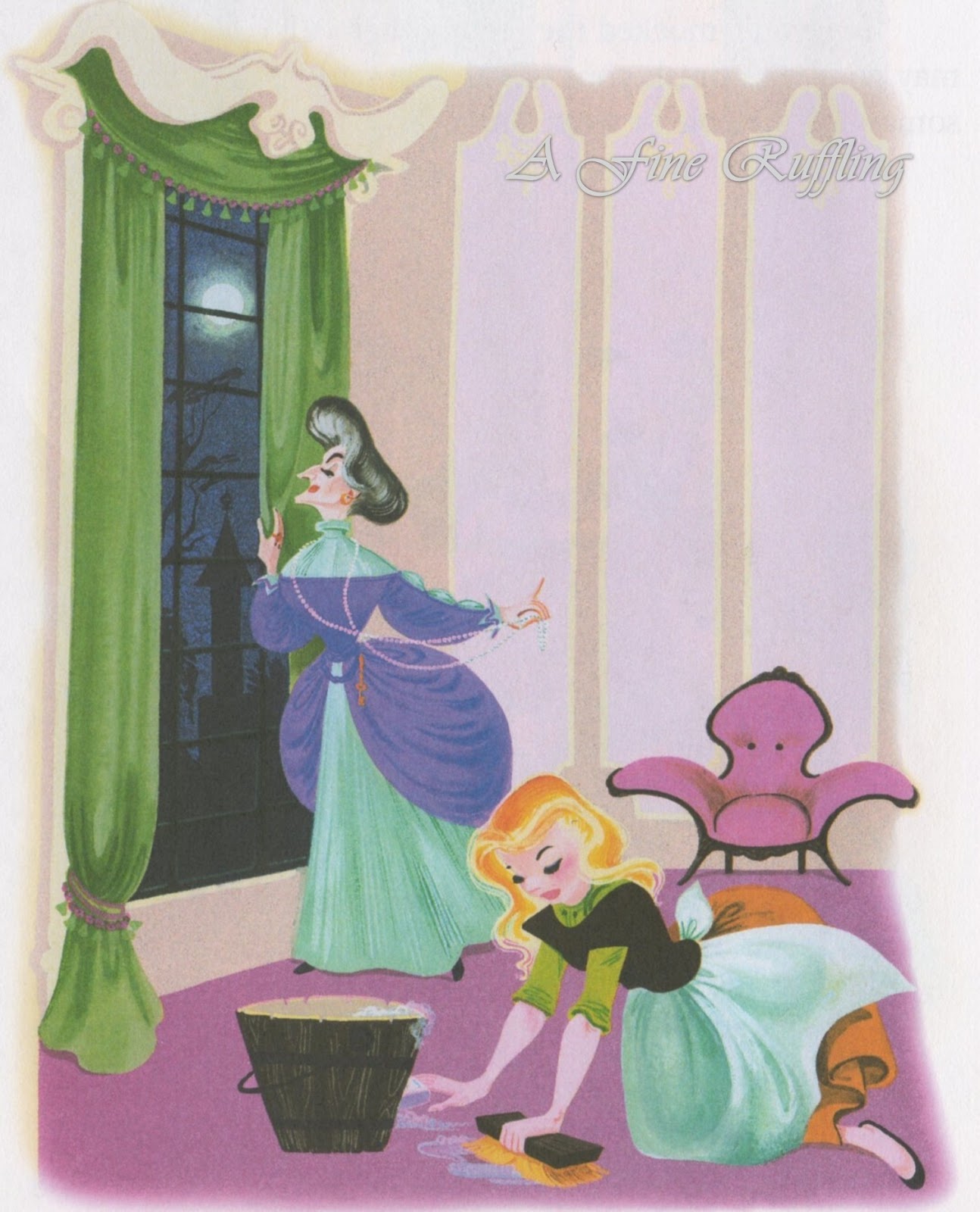 Cinderella Doing Chores