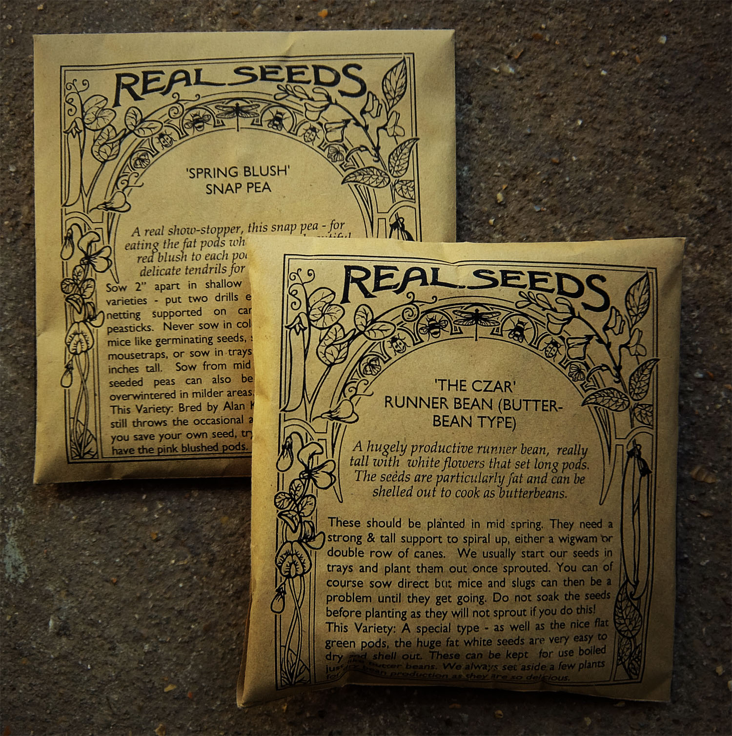 MustardPlaster: Seed Packets
