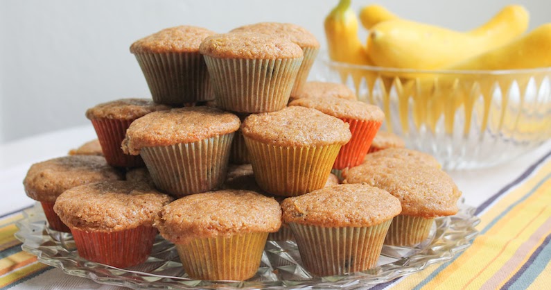 Food Lust People Love: Sweet Summer Squash Muffins #MuffinMonday
