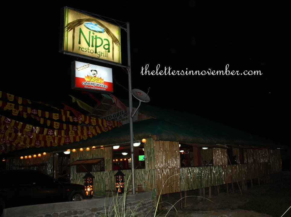 On Parenthood and Nipa Resto Grill - The Letters In November