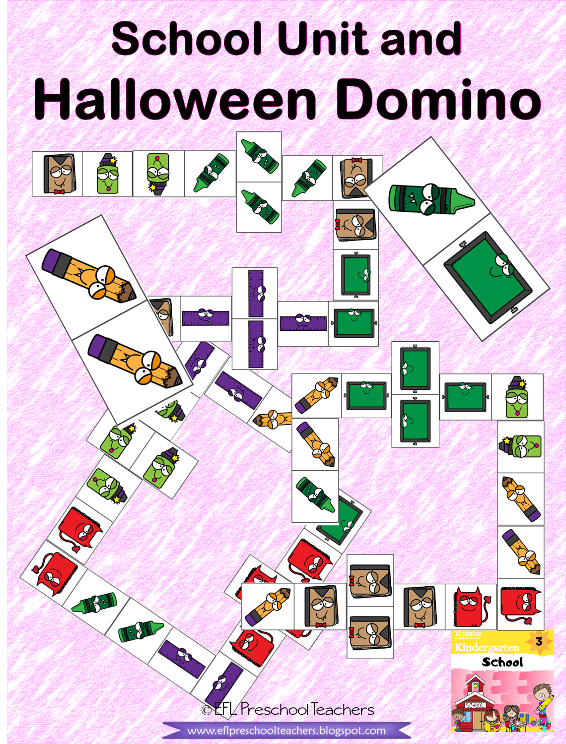 ESL/EFL Preschool Teachers: SCHOOL Theme for Kindergarten- Holistic ...