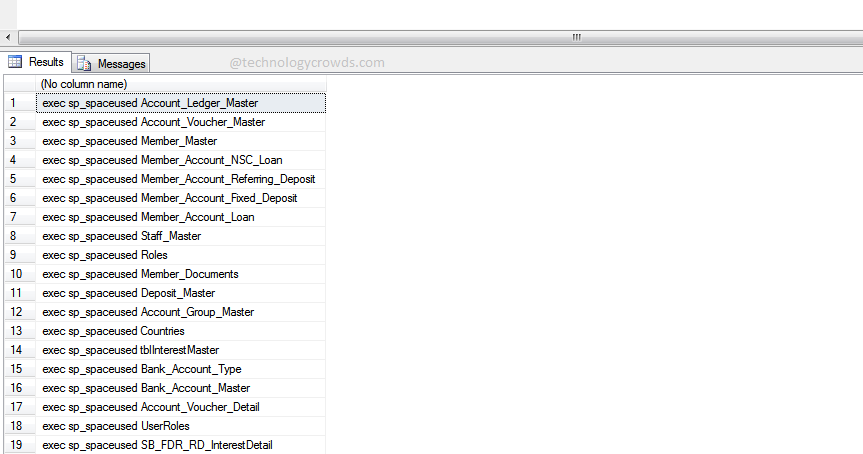 Sql Table Size How To Get Database Tables Size In Sql Server Net