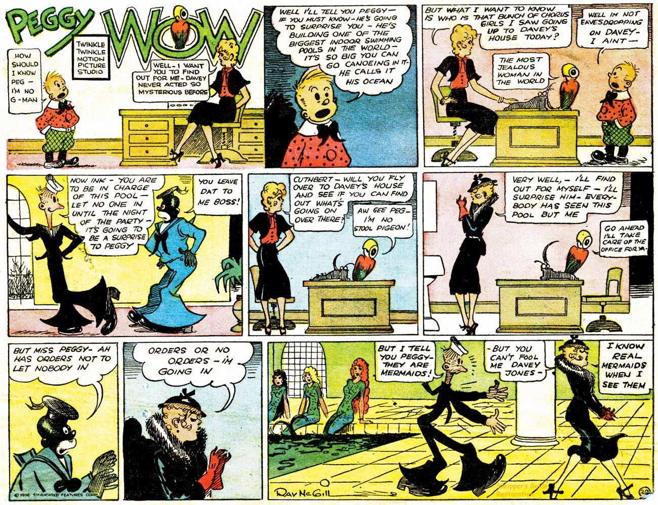 Stripper's Guide: The Comics of Syndicated Features: Peggy Wow