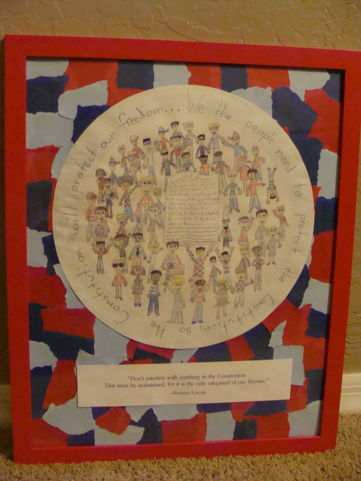 Strong Armor: Constitution Week Art