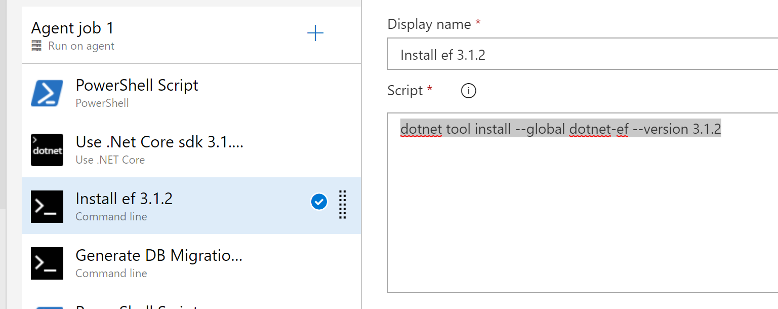 Chamindas Devops Journey With Msft Running Ef Commands In Builds With Net Core 31 In Hosted