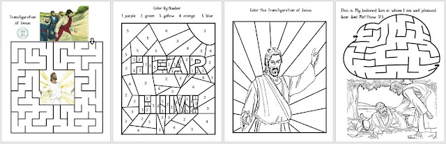 Transfiguration of Jesus | Bible Fun For Kids