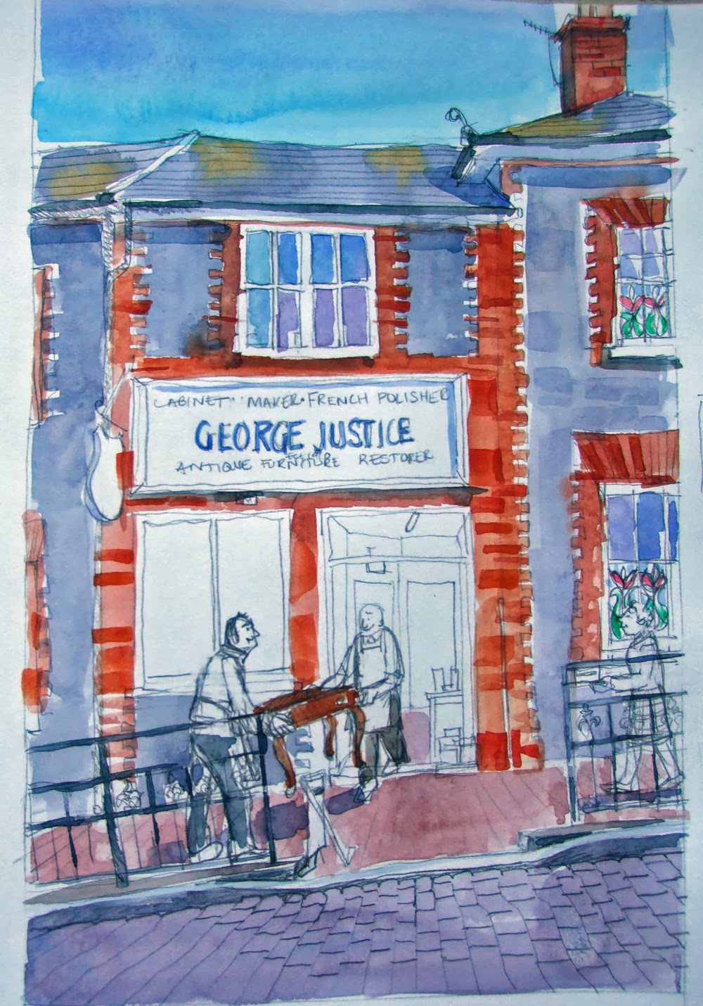 LyndseySmith: Market Street life 2 - George Justice, Lewes