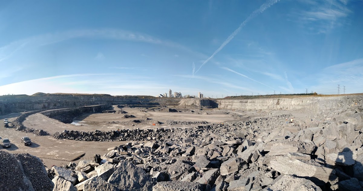 Views of the Mahantango: St. Mary's Cement Quarry site overview