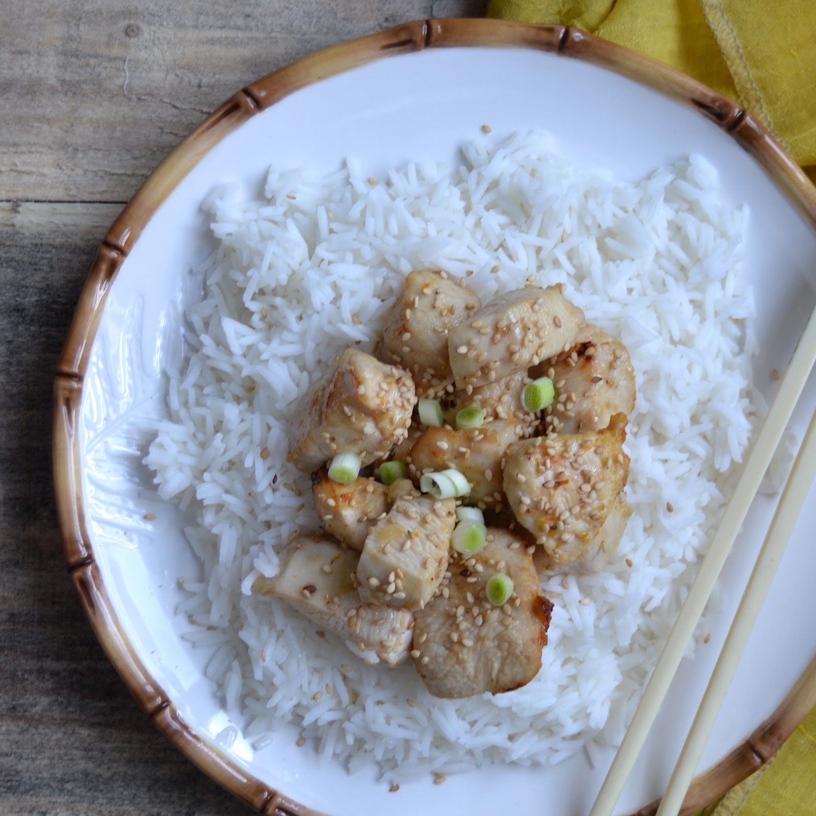 Contigo en la playa! : POLLO A LA NARANJA
