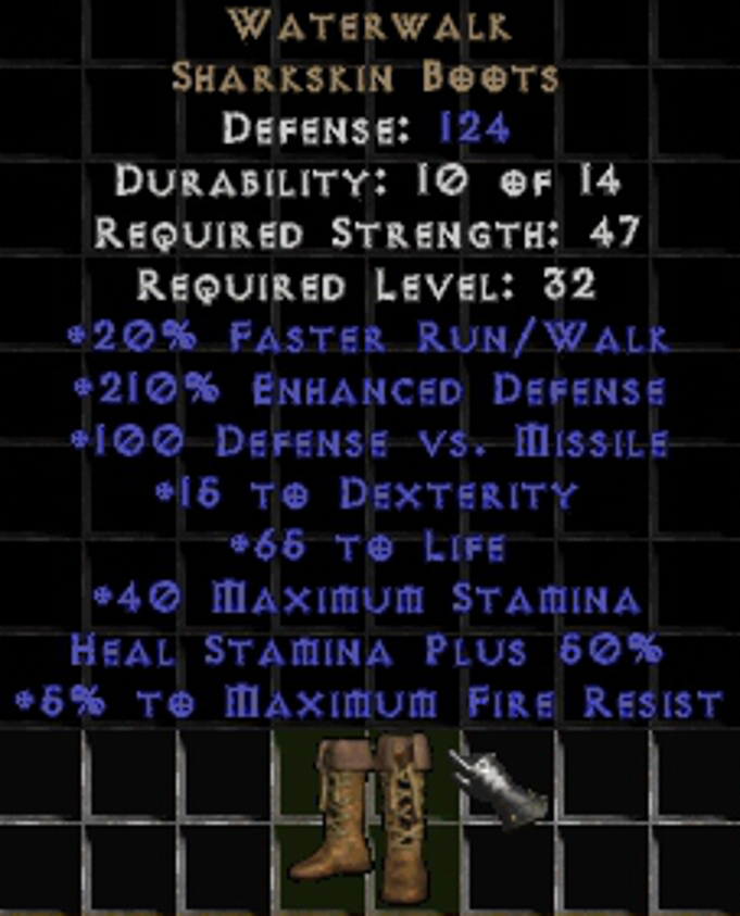 Best cRPGs: PERFECT WATERWALK boots upped, Diablo 2 Resurrected