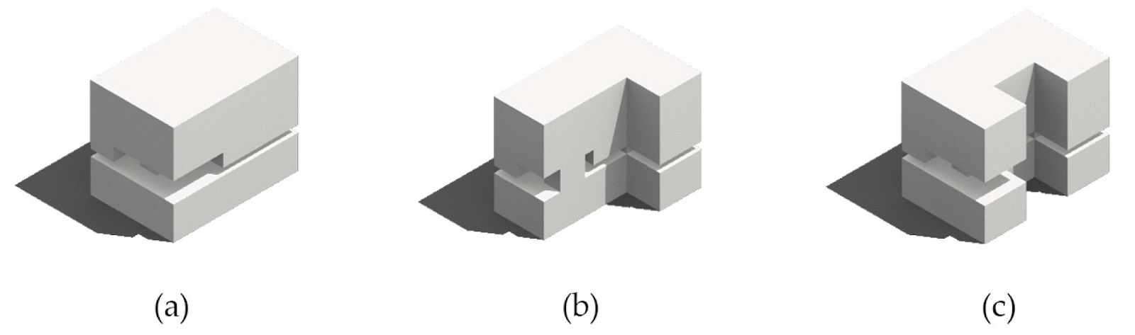 ARCH1101 Design Studio 1: Massing models