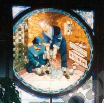 WILD ABOUT HARRY: Merlin McFly's stained glass Houdini window