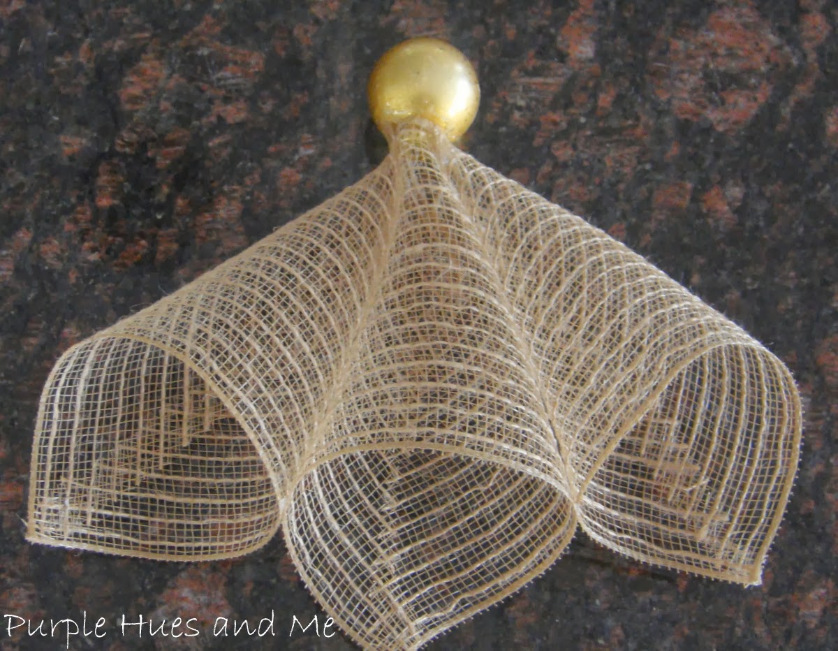 Purple Hues and Me: Mesh Ribbon Angels