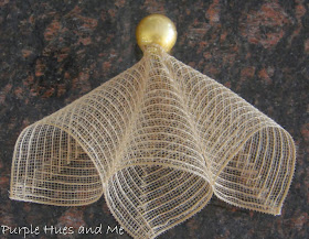 Purple Hues and Me: Mesh Ribbon Angels