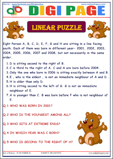 DP -Linear Puzzle-Reasoning -07-Oct-16