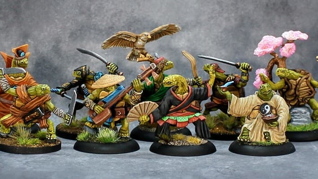 Tabletop Fix: Dragon Bait Miniatures - Kung-fu style Turtle Adventurers ...