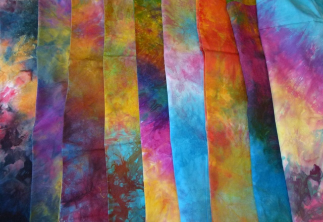 Elaine Quehl: Dyeing Multi-Coloured Fabrics