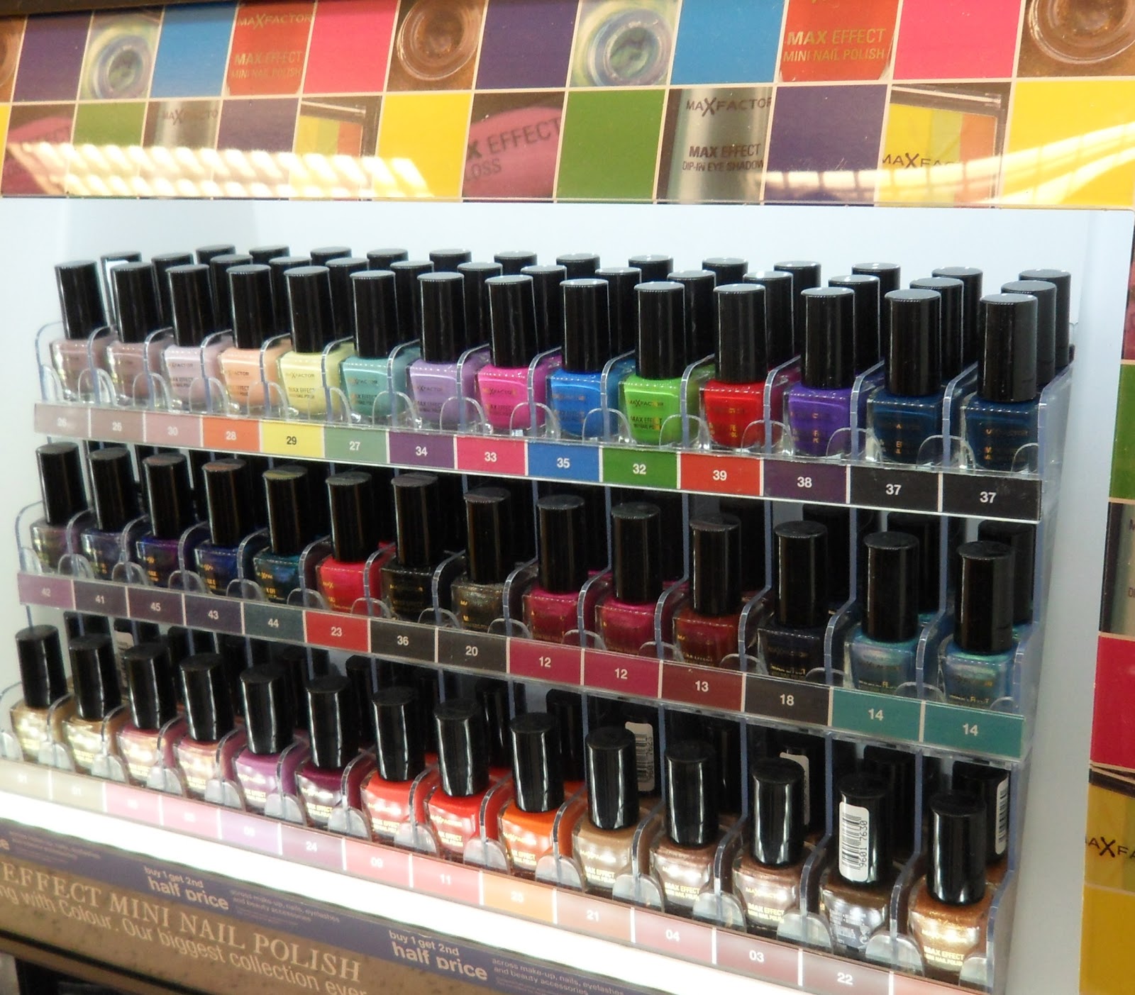 Nicole - Top To Toe: Nail Varnish Displays