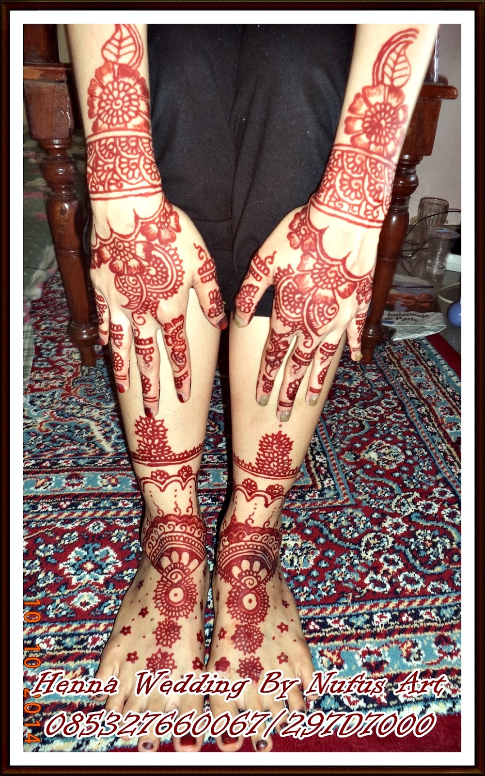 Henna rainbow & Henna satu warna untuk pernikahan..(Henna Artist ...