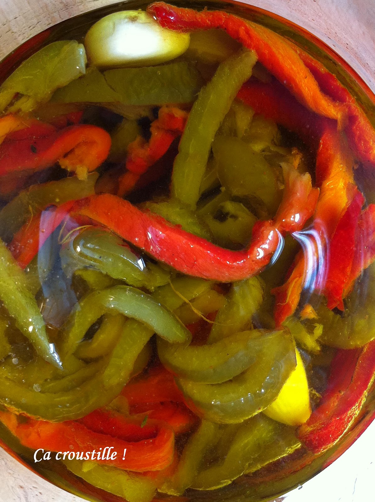 Ça croustille !: POIVRONS CONFITS