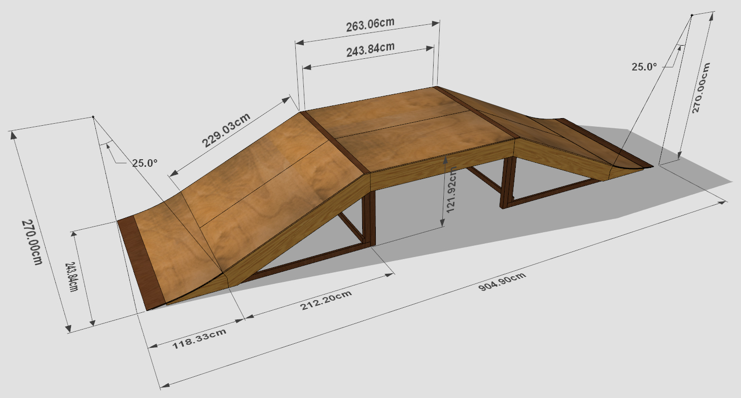 Bestia BMX: Ciclismo: Diseña tu rampa: Funbox 1.25m por Bestia BMX
