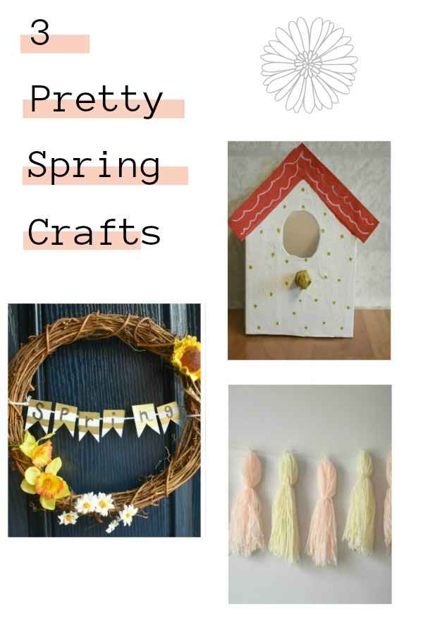 3 Pretty Spring Craft Ideas - Whimsical Mumblings