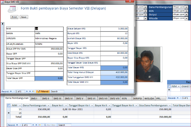teknologi: Cara Membuat Aplikasi Menggunakan MS Access - Database