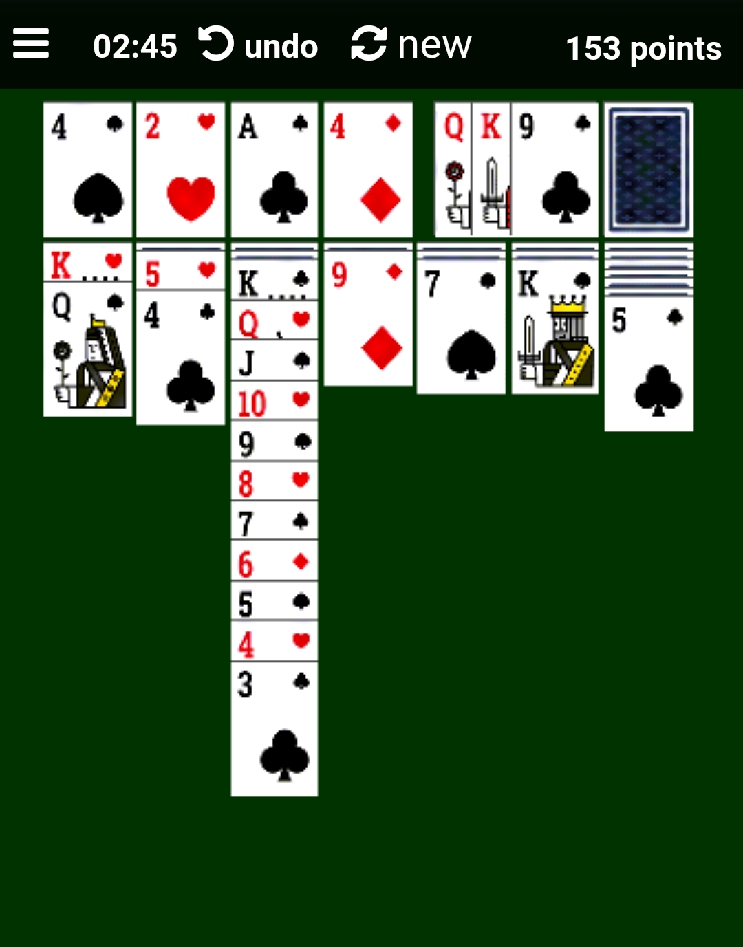 Cabar Diri Anda Bermain Permainan Dalam Talian Percuma Di solitaire.org