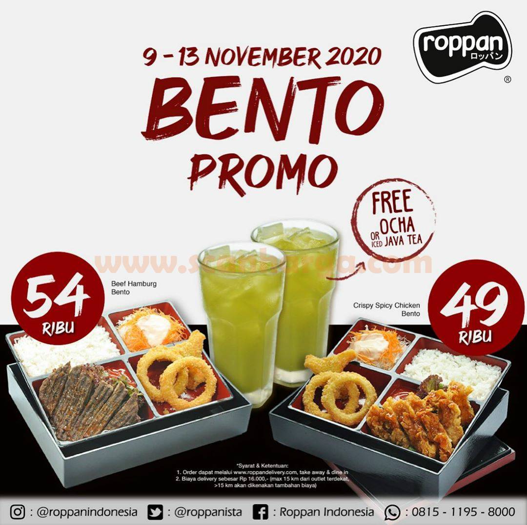 Roppan Promo Special Price Bento Beef Hamburg & Bento Crispy Spicy ...