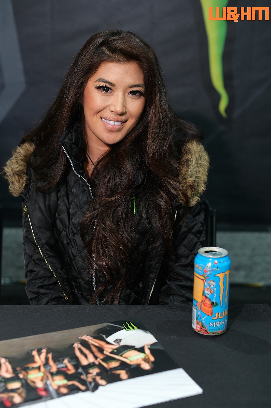 Sweet x 4 The Monster Energy Models at LA Autoshow 2019, by W&HM #laas2019