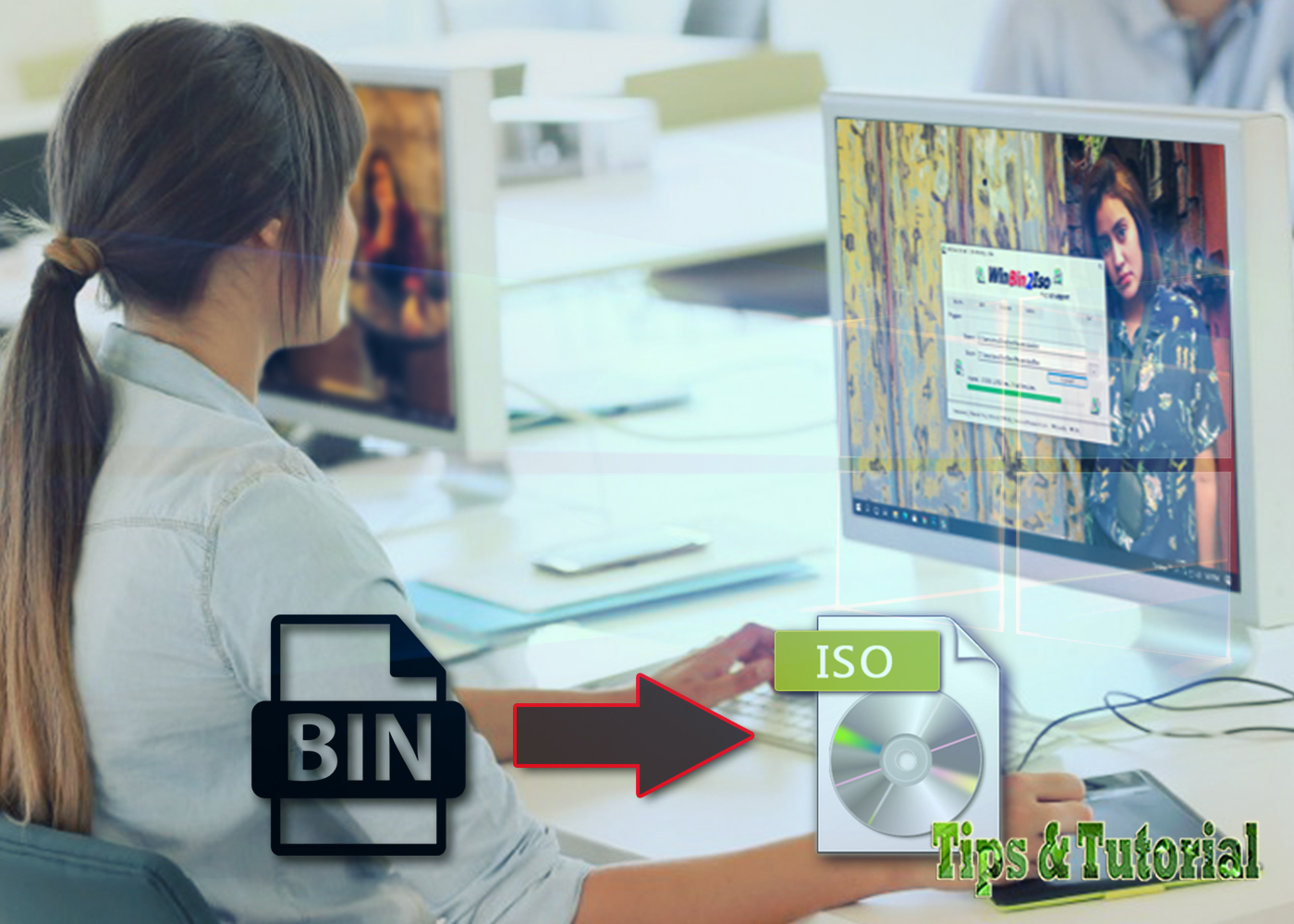 Cara Konvert File BIN ke ISO atau JPG - Mastertipsorialindo